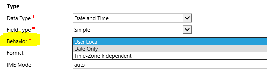 CRM Date and Time field – Behaviors – Rajeev Pentyala – Technical Blog on Power Platform, Azure ...