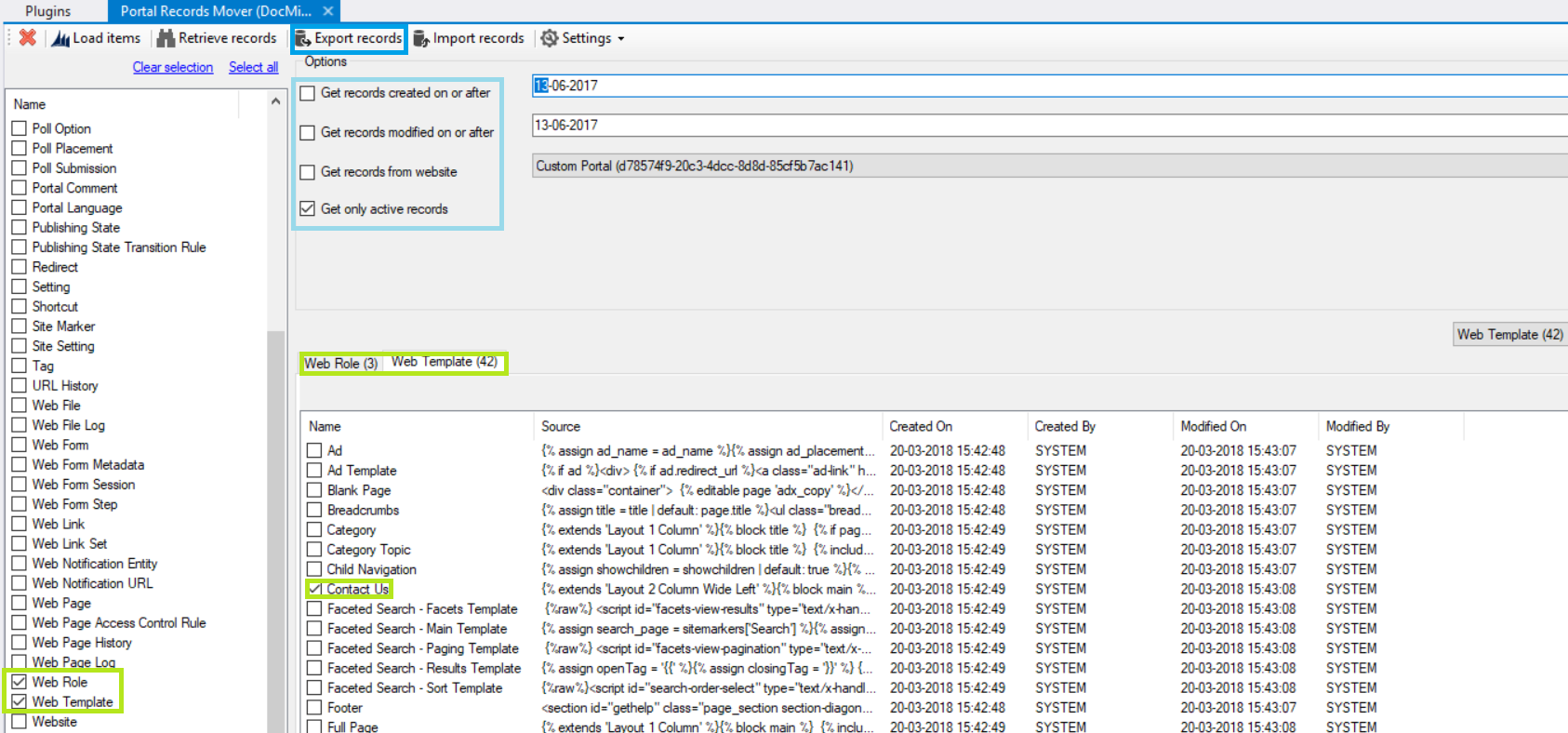 Dynamics Portals – ‘Record Mover’ and ‘Code Editor’ Tools – XrmToolBox ...