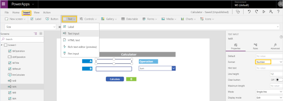 PowerApps – Step By Step – Build a simple Calculator App – Rajeev ...