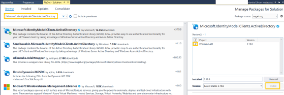 [Code Snippet] Authenticate and Perform Operations using D365 Web API ...