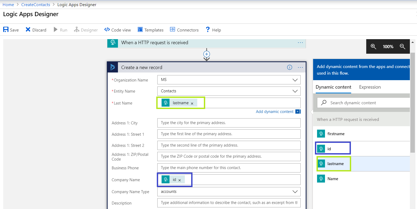 [Logic App and HTTP Request Trigger] Create a record in D365 – Rajeev ...