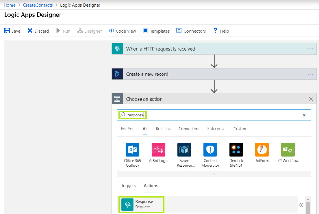 [Logic App and HTTP Request Trigger] Create a record in D365 – Rajeev ...