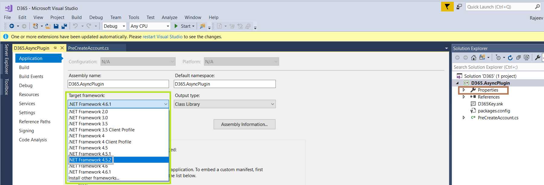 [D365 CE] – Error while registering the plug-in assembly – Rajeev ...