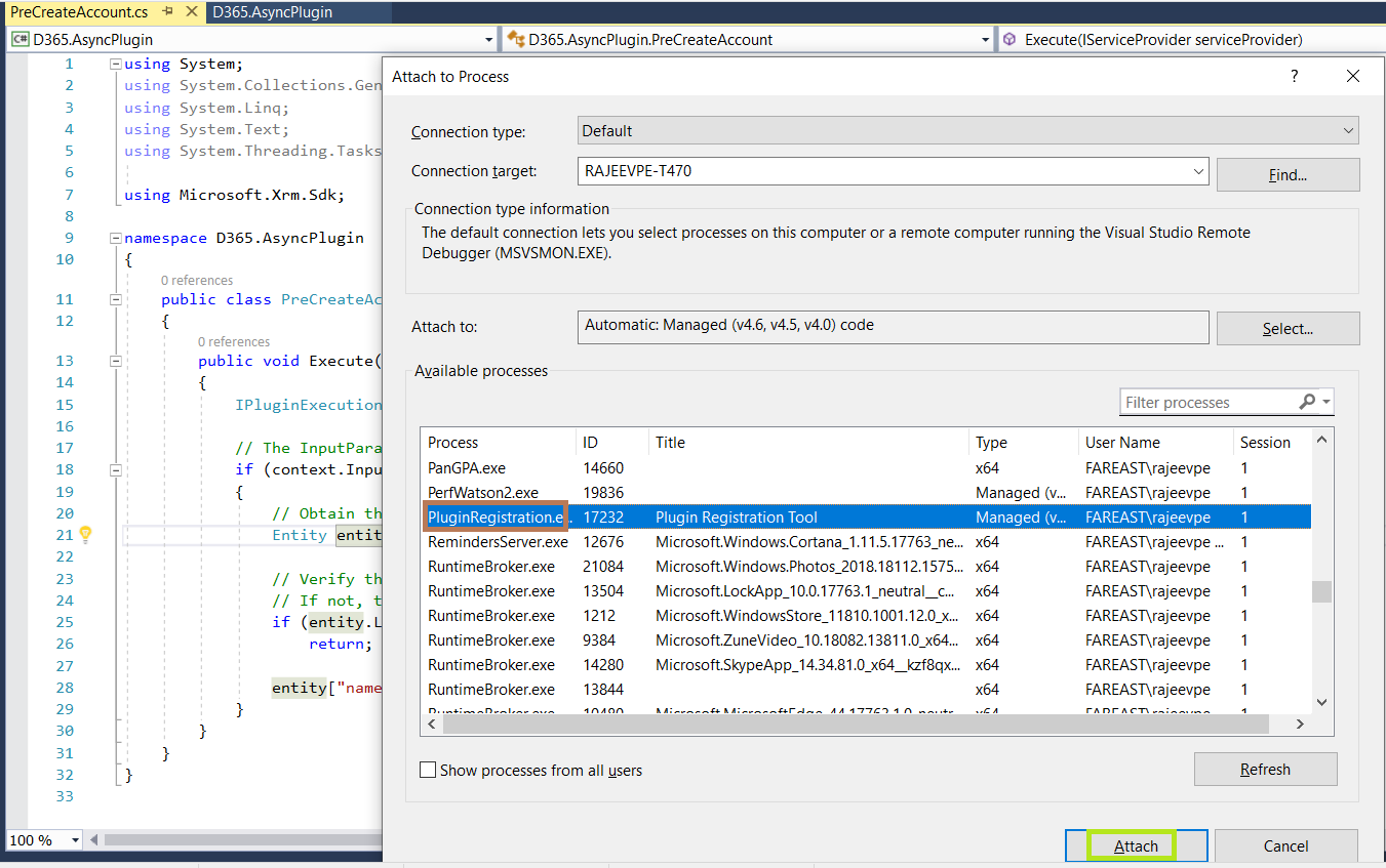 [D365 CE Online] Debug Async Plug-in using “Persist to Entity” profiler ...