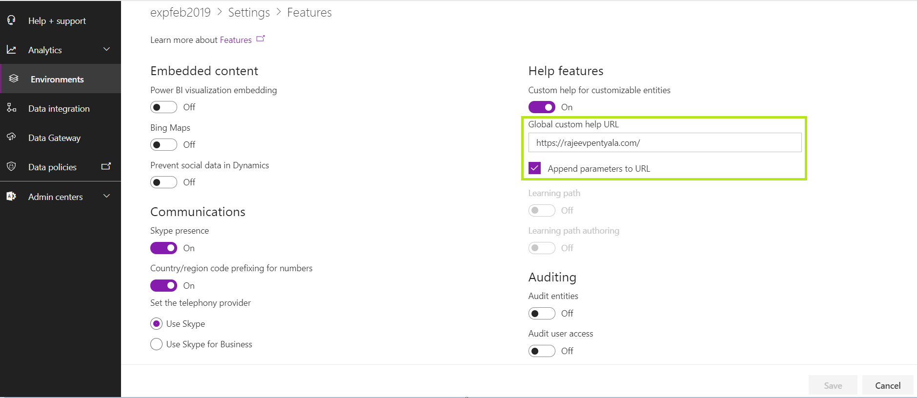 Dynamics 365 – Configure Custom ‘Help Page’ – Rajeev Pentyala ...