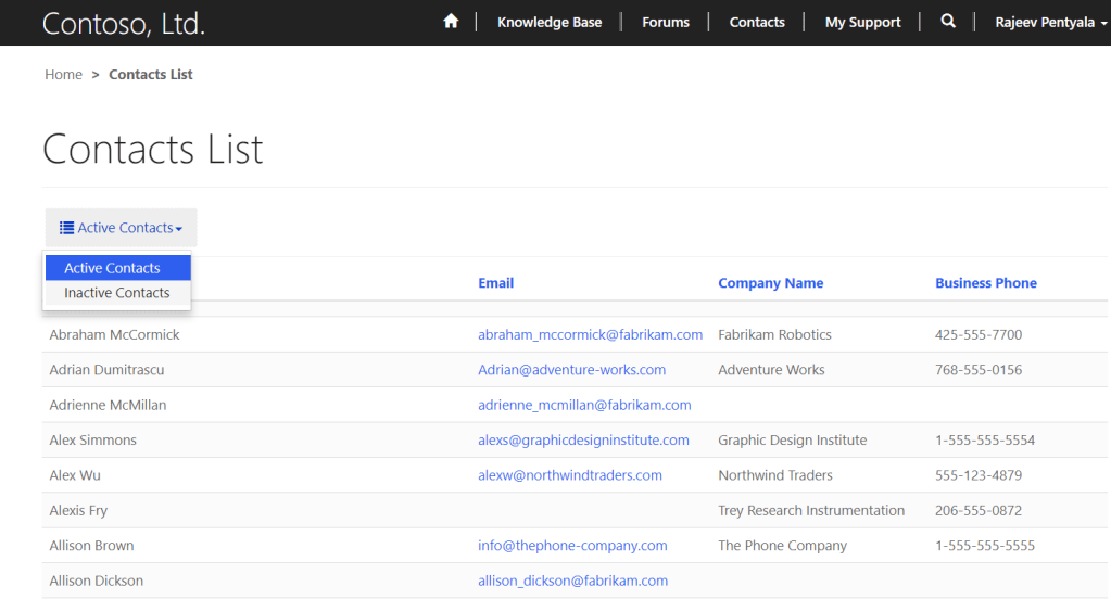 Dynamics Portals – Entity List – Configure custom view names – Rajeev ...
