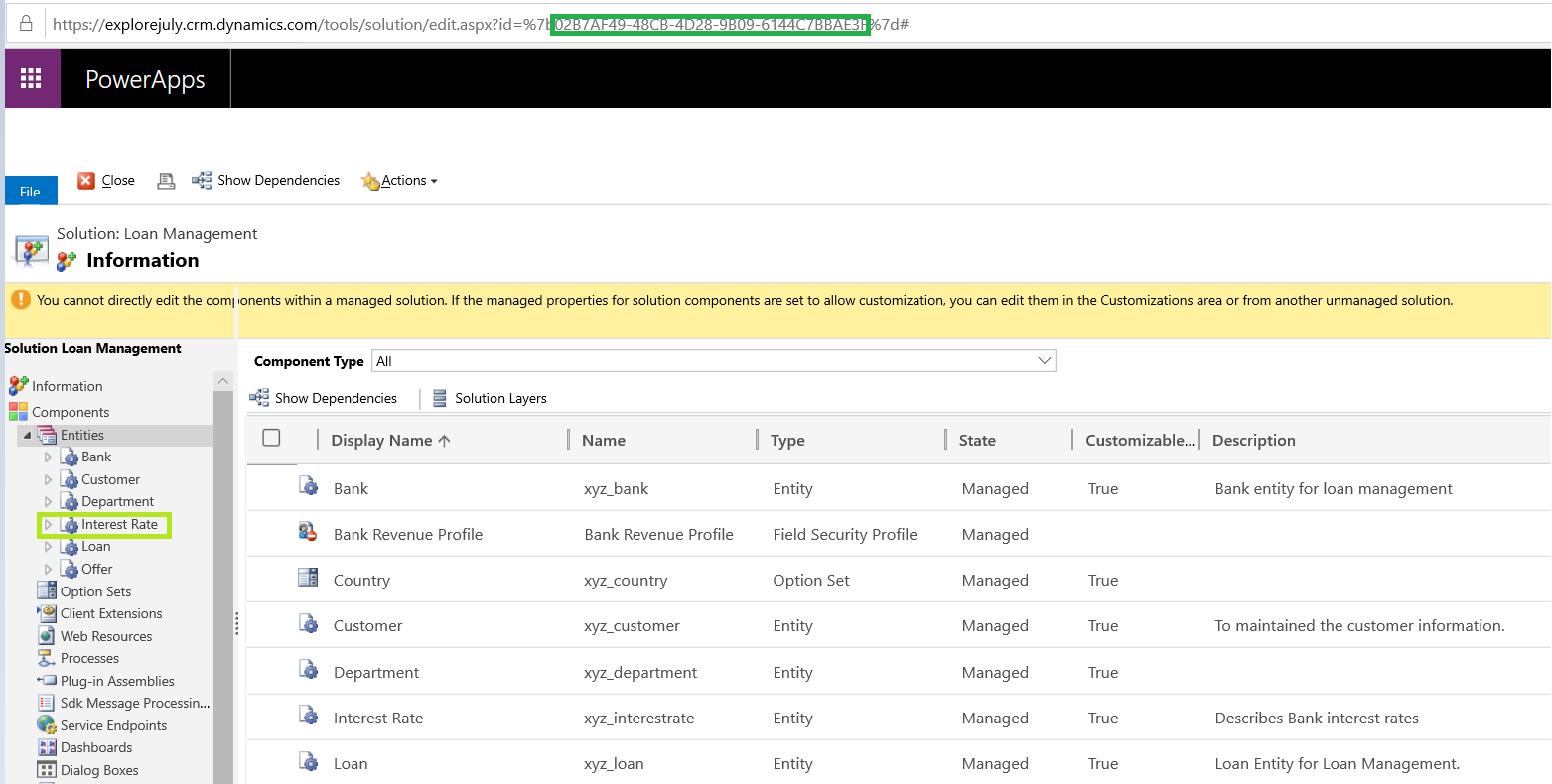 D 365 Managed Solutions – Delete Components from target instance using ...