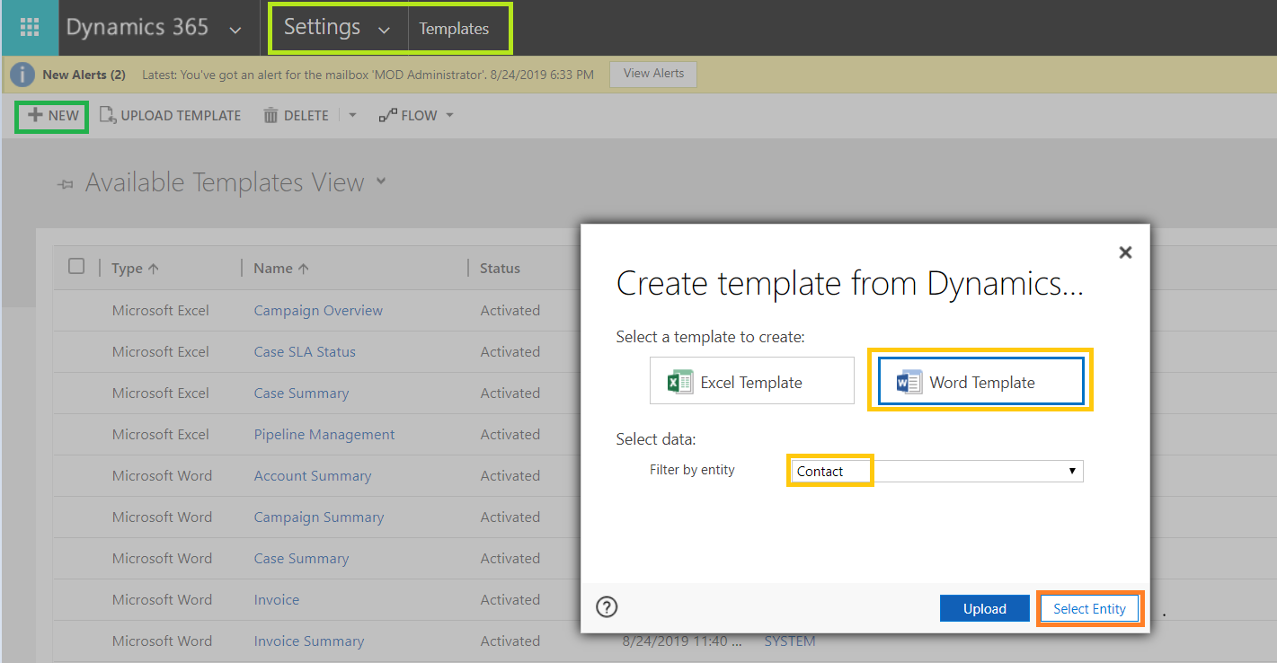 [Dynamics CE] Configure and automate Document Template generation ...
