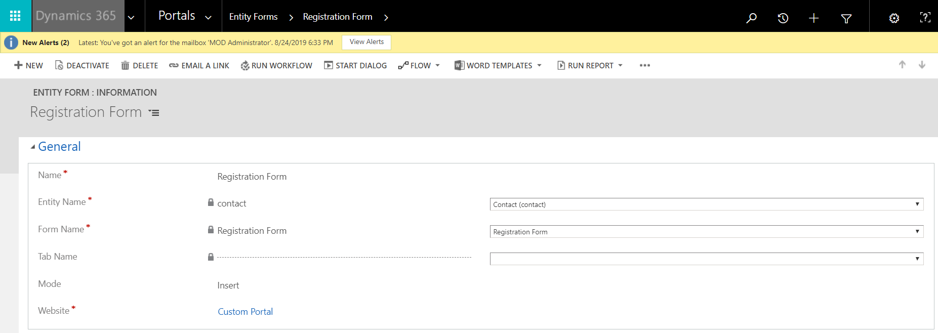 Dynamics Portals Styling – Design Forms with rich text and images ...