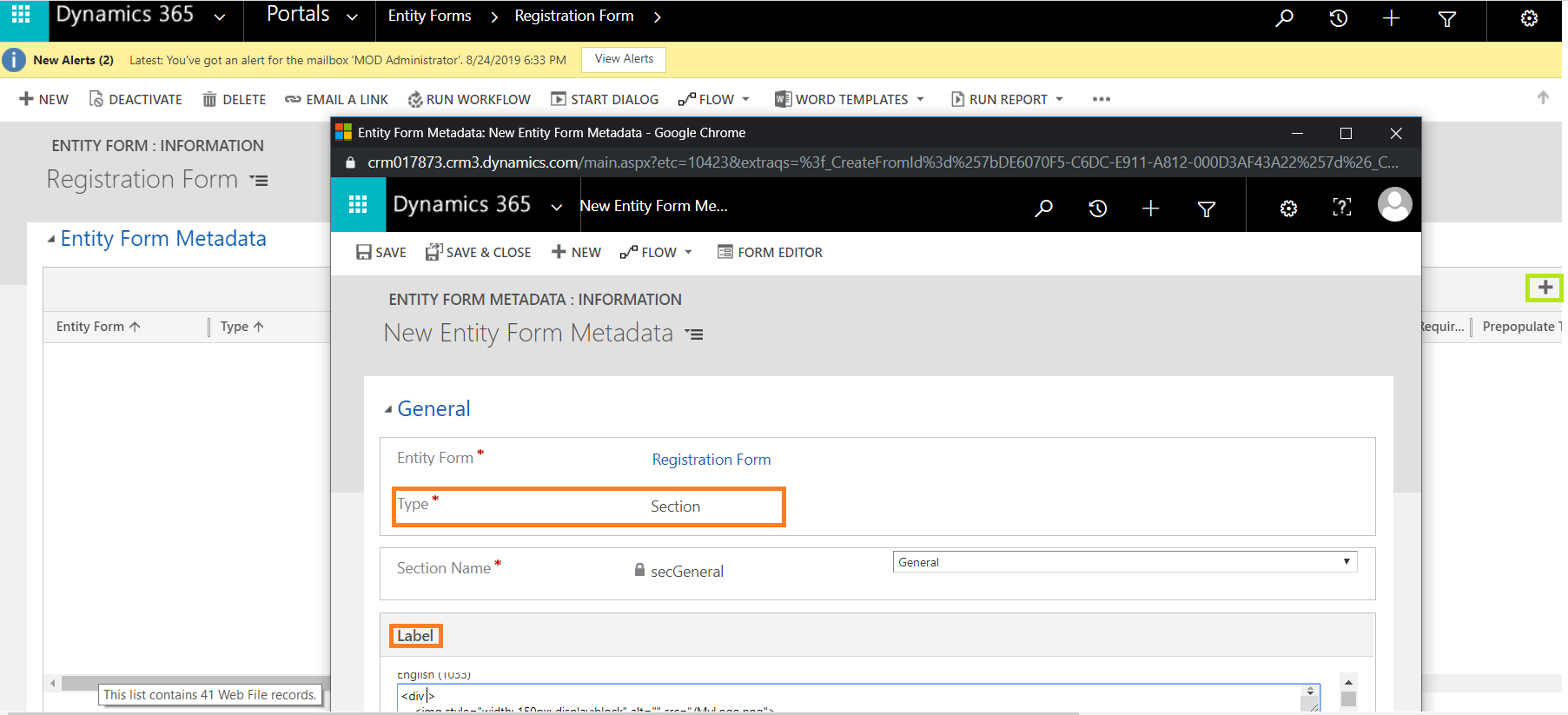 Dynamics Portals Styling – Design Forms with rich text and images ...