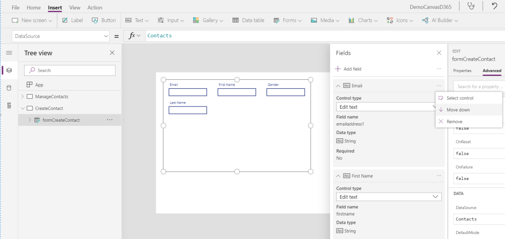 [Step by step] Basic Canvas app using Dynamics 365 as Data Source ...