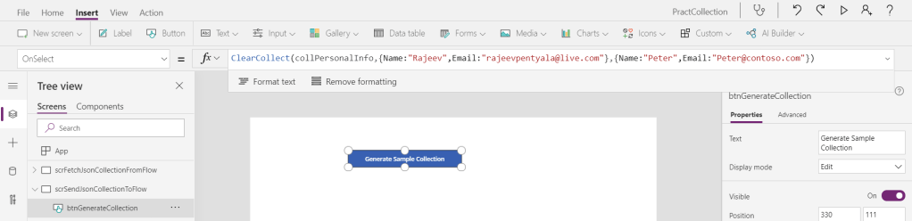 Power Platform – Pass json collection from Canvas App to Power Automate ...