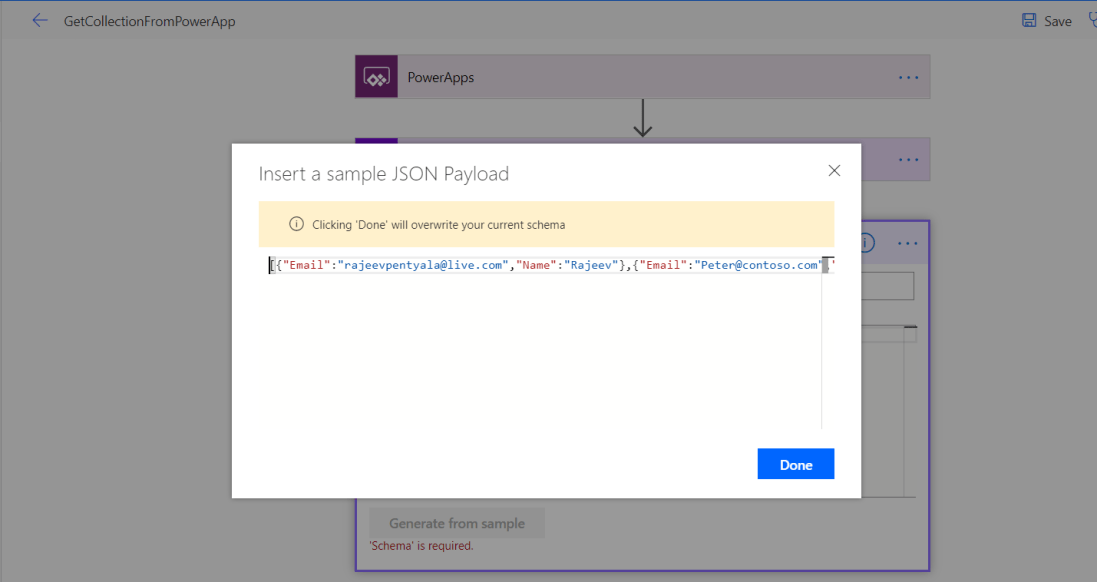 Power Platform – Pass json collection from Canvas App to Power Automate ...