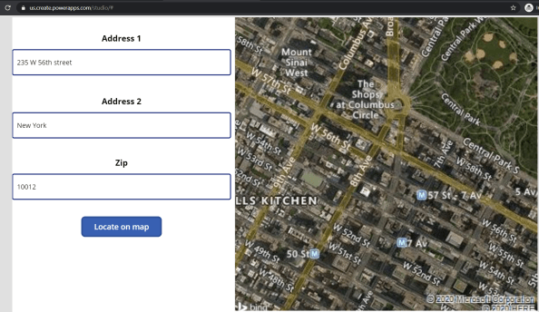 Canvas App -Working with Bing Maps connector | Rajeev Pentyala ...