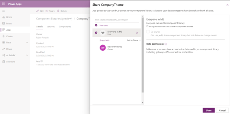 Power Apps – Component library – Rajeev Pentyala – Technical Blog on ...