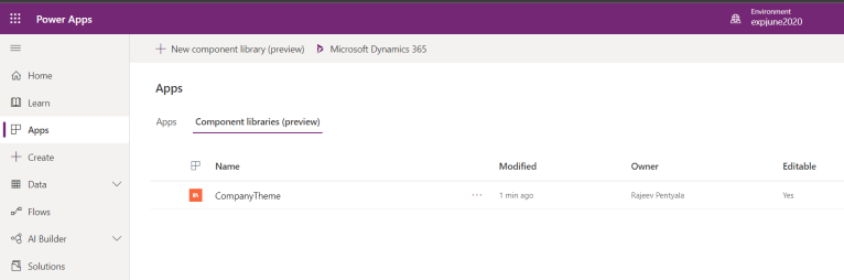 Power Apps – Component library – Rajeev Pentyala – Technical Blog on ...