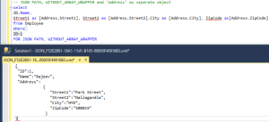 Working with JSON data in SQL Server – Rajeev Pentyala – Technical Blog ...