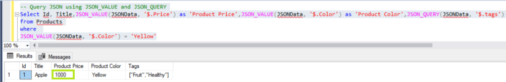 Working with JSON data in SQL Server – Rajeev Pentyala – Technical Blog ...