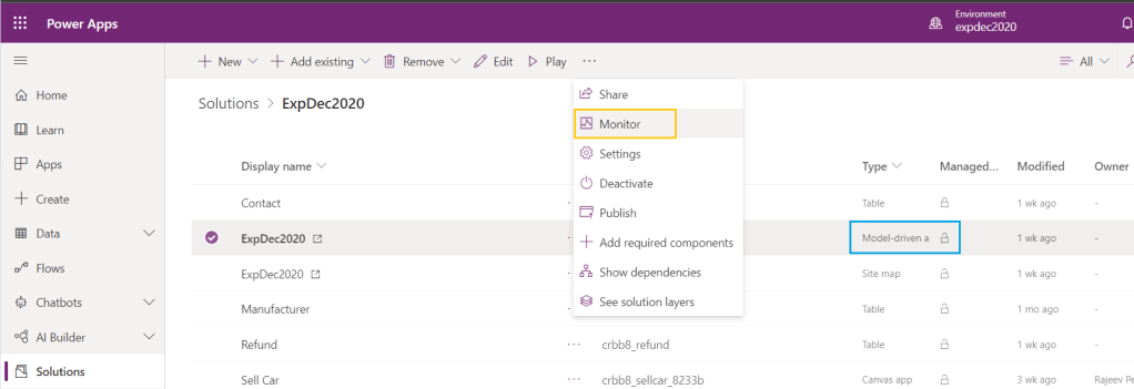 [Step by Step] Debug Model Driven and Canvas Apps using ‘Monitor’ tool – Rajeev Pentyala ...