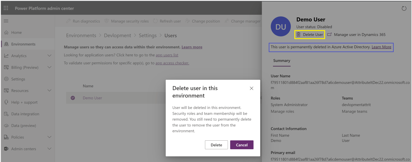 [Step by Step] Delete users in Power Platform (Preview) – Rajeev ...