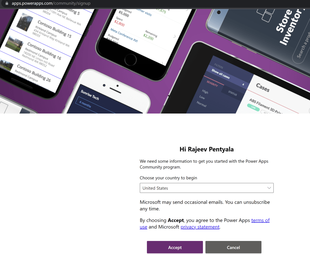 [Step by Step] Sign up for Power Apps Developer Plan – Rajeev Pentyala – Technical Blog on Power ...