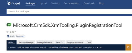 Pac cli | Install and launch Plugin Registration, Package Deployer and ...