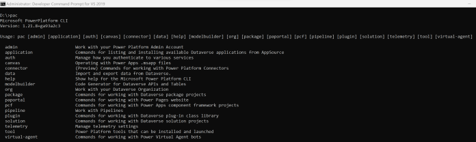 Pac cli | Install and launch Plugin Registration, Package Deployer and ...