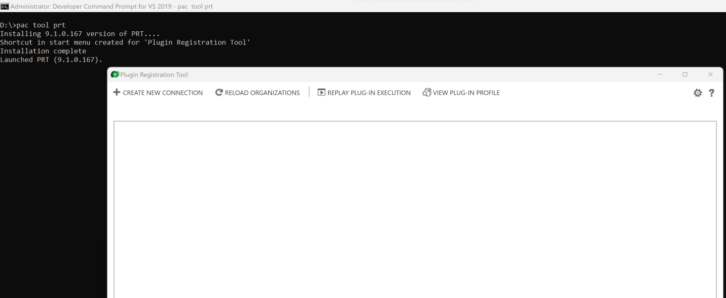 Pac cli | Install and launch Plugin Registration, Package Deployer and ...