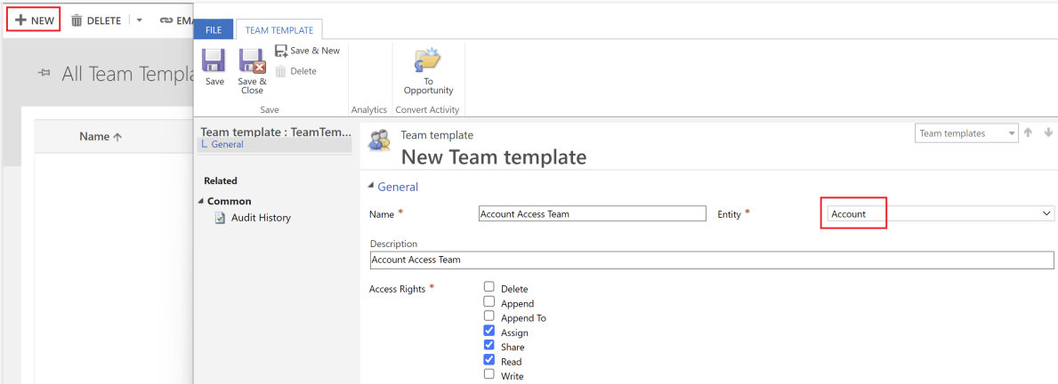 [Step by Step] Access team templates can be added in a Dataverse ...