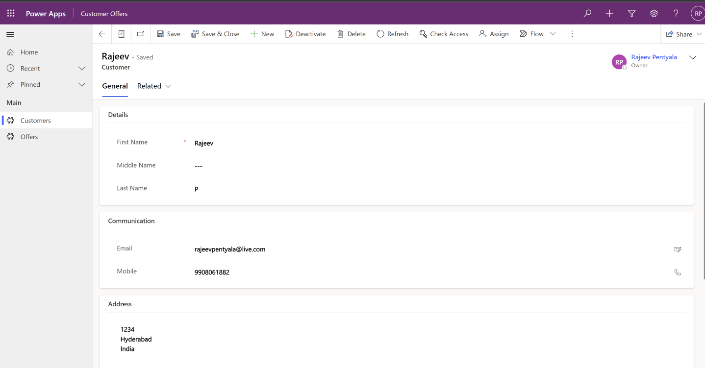 Beginner | Canvas App | Multi screen forms – Rajeev Pentyala ...