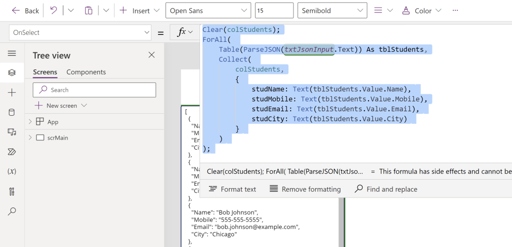 Canvas App Power Fx Parse And Bind Json Collection To Gallery Rajeev Pentyala Technical