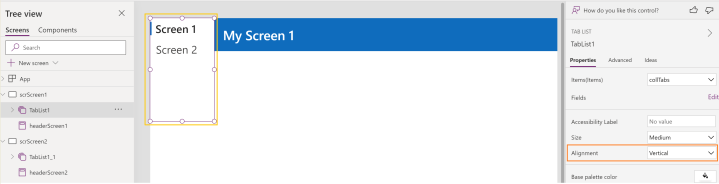 [Step by Step] Power Apps | Using ‘Tabs or tab list’ modern control ...