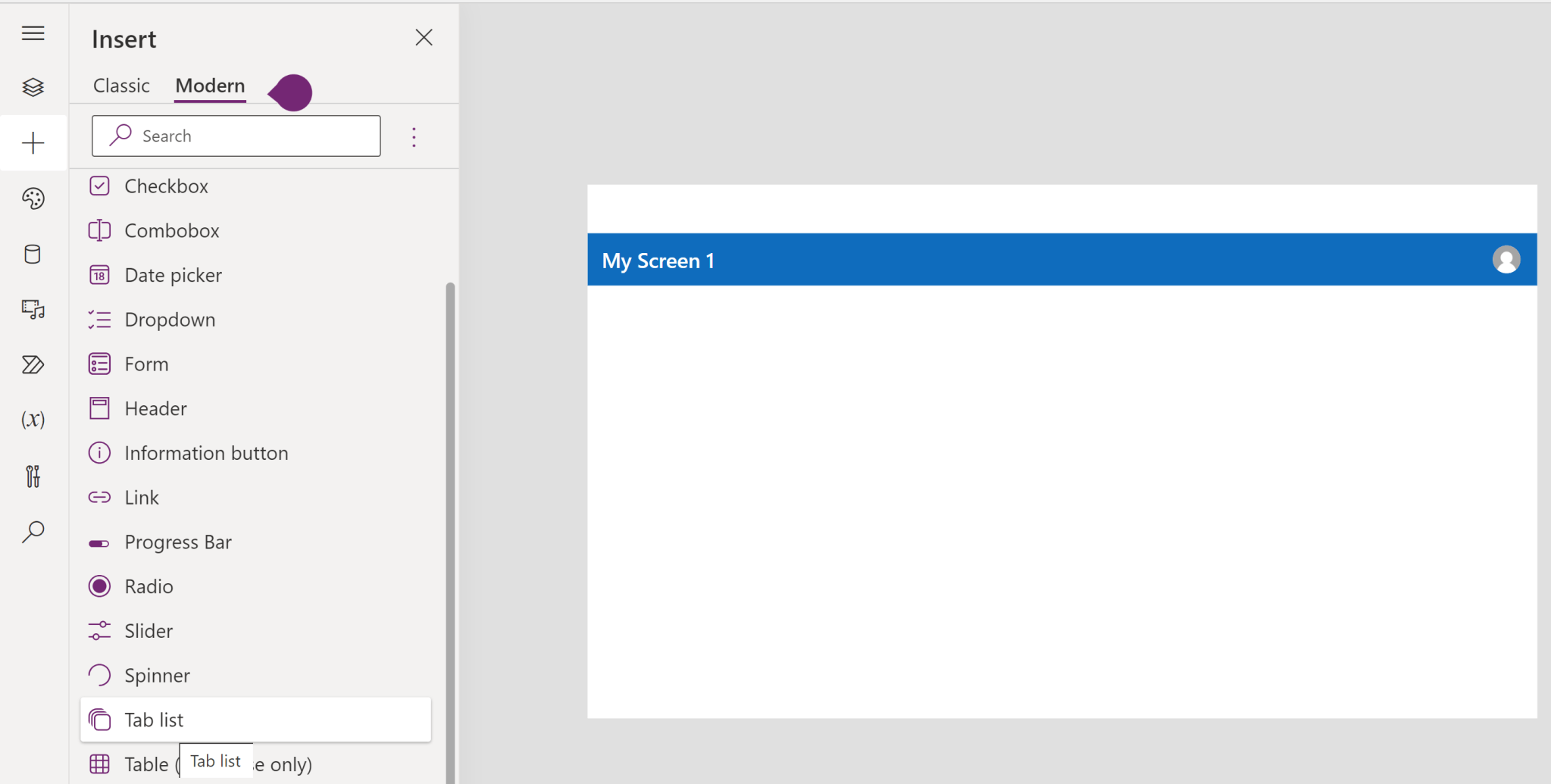 [Step by Step] Power Apps | Using ‘Tabs or tab list’ modern control ...
