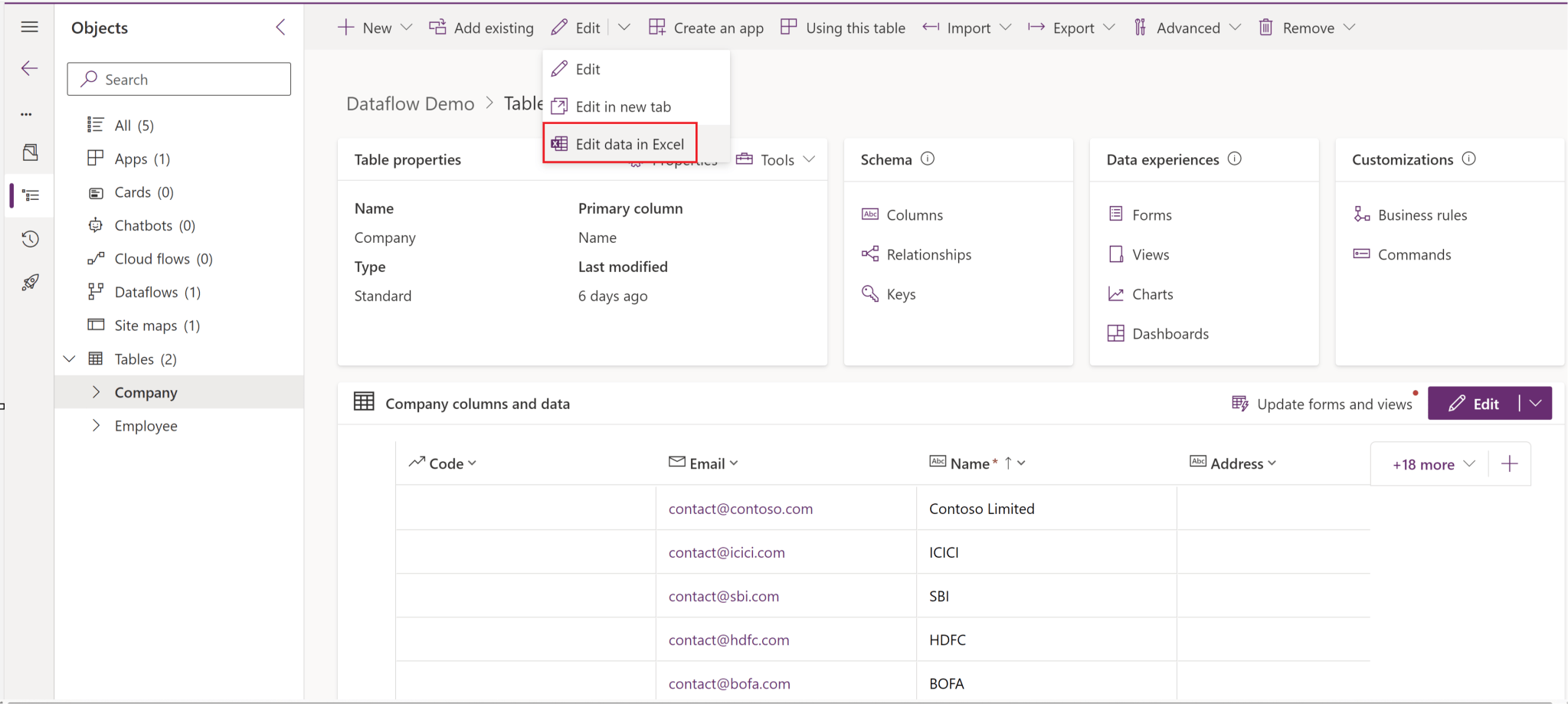 Dataverse | Edit table data in Excel and publish it back to Dataverse ...