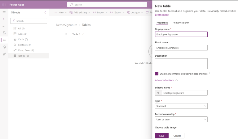 Canvas App: Capturing Signatures and Storing in Dataverse Table ...