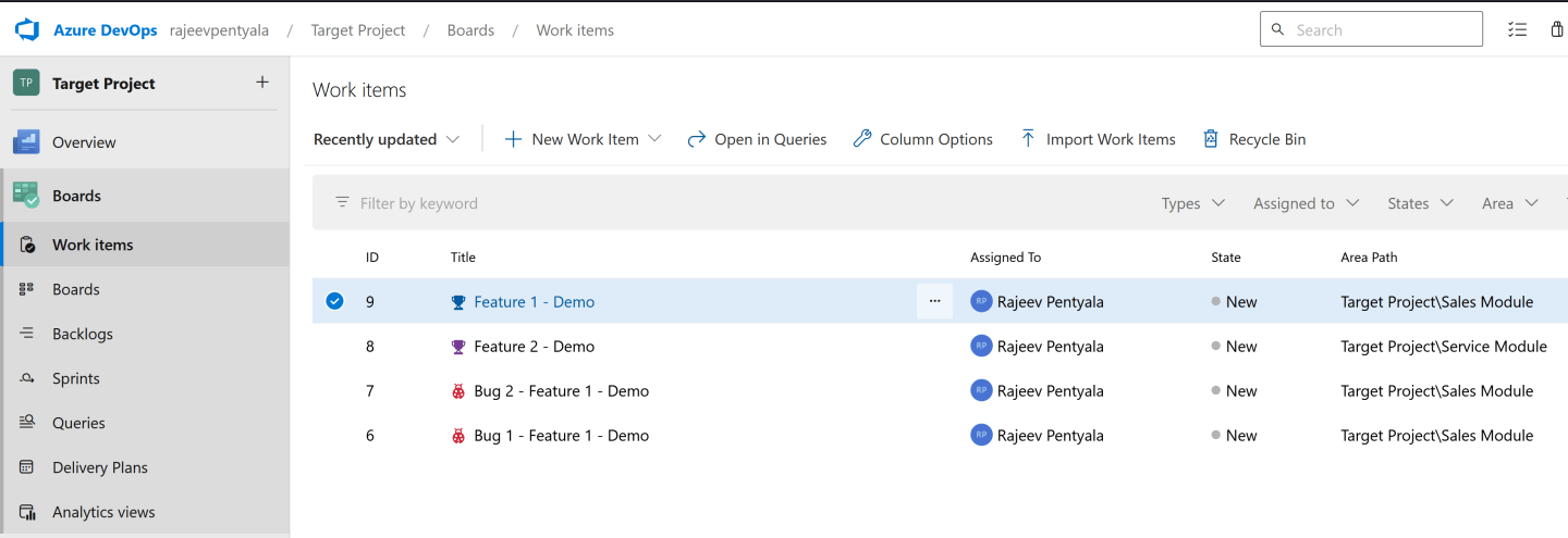 [Step-by-Step] Migrate Azure DevOps Work Items Using ‘Azure DevOps ...