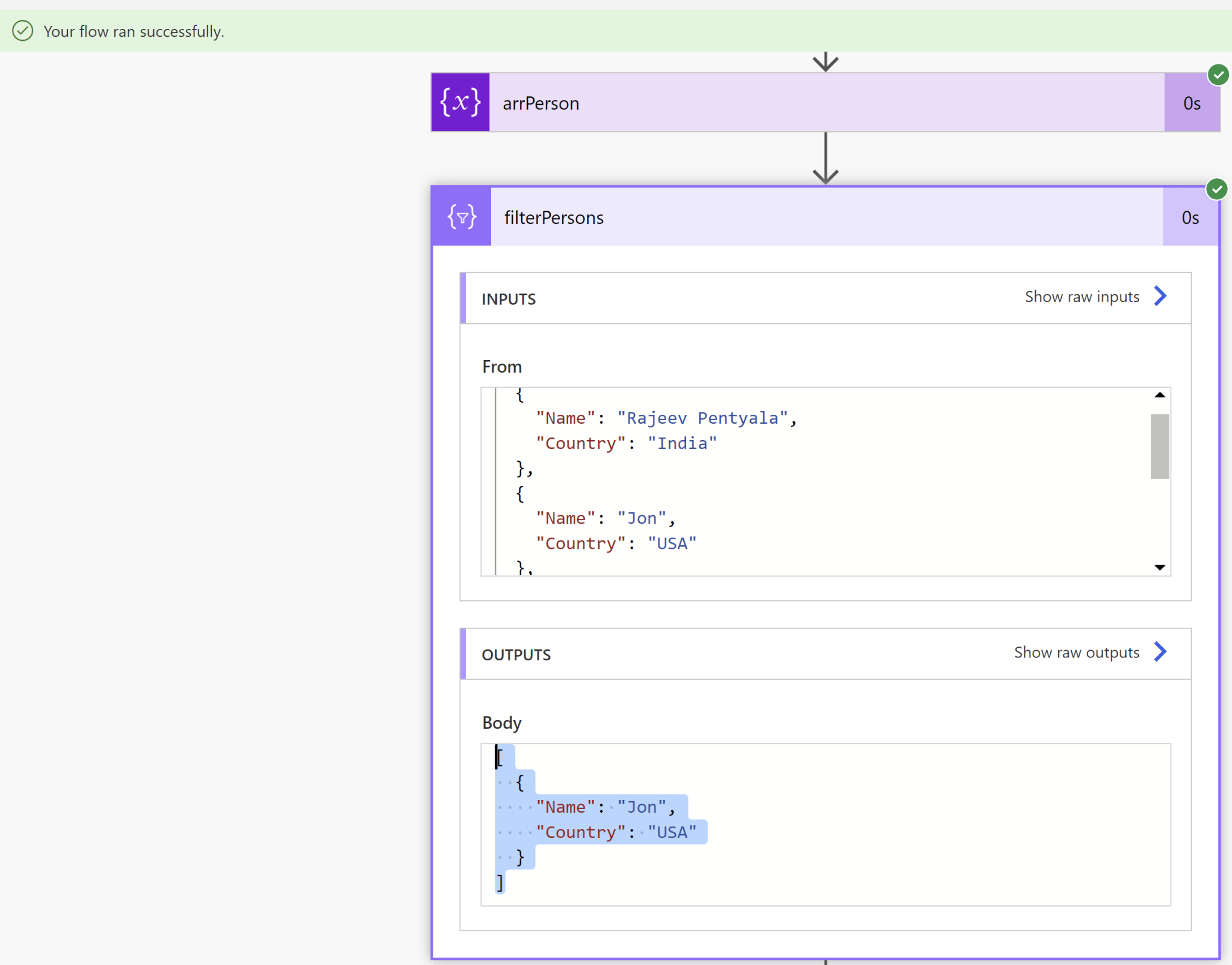 [Beginner] Power Automate Cloud Flow | Filter Arrays – Rajeev Pentyala ...