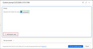 Power Automate | AI prompts | Create and consume ‘Custom Prompts ...