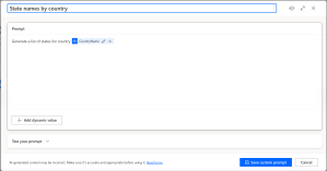 Power Automate | AI prompts | Create and consume ‘Custom Prompts ...