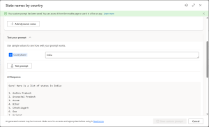 Power Automate | AI prompts | Create and consume ‘Custom Prompts ...