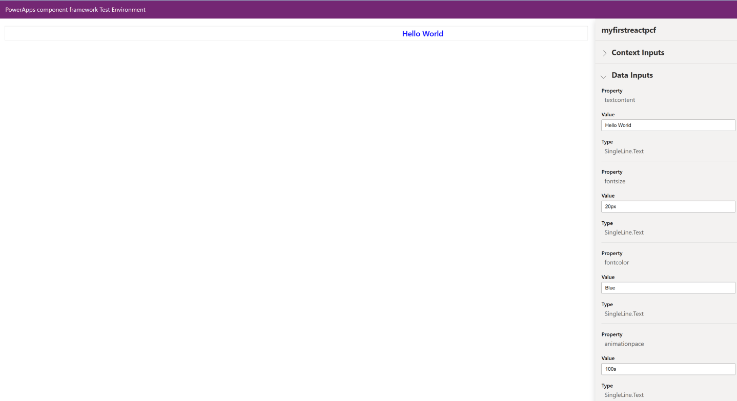 Power Apps Component Framework (PCF) | Create React (virtual) code component. – Rajeev Pentyala ...