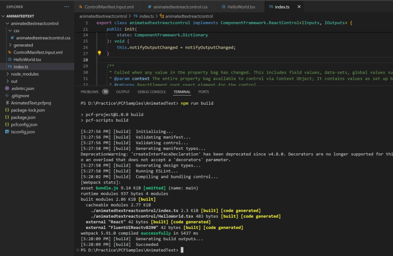 Power Apps Component Framework (PCF) | Create React (virtual) code ...