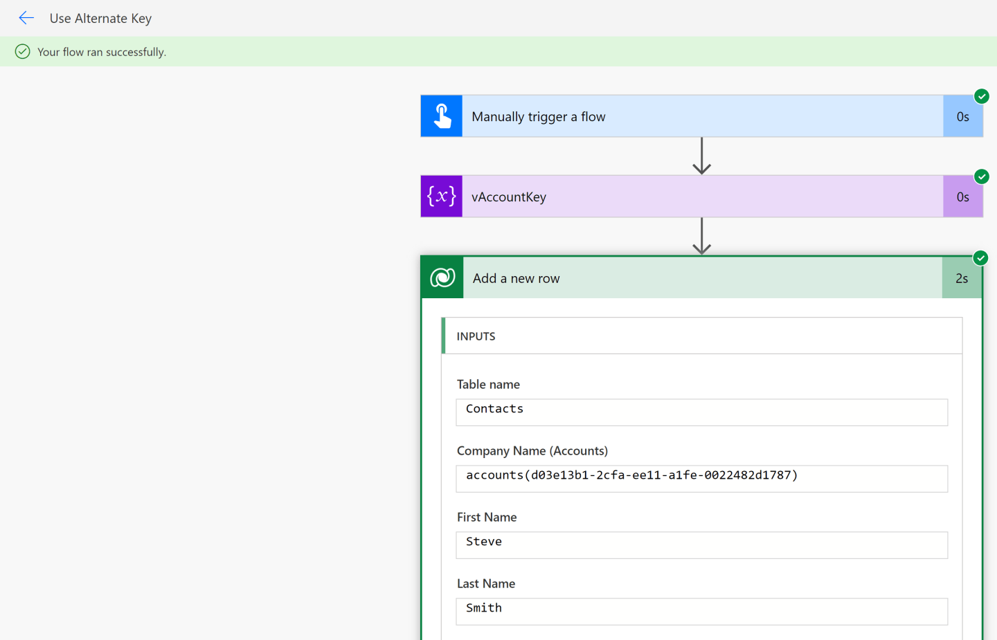 Power Automate | Dataverse | Create row by setting lookup column with ...