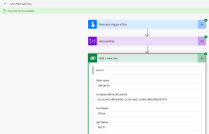 Power Automate | Dataverse | Create row by setting lookup column with ...