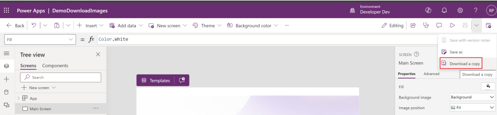 Canvas App : Download media files – Rajeev Pentyala – Technical Blog on ...