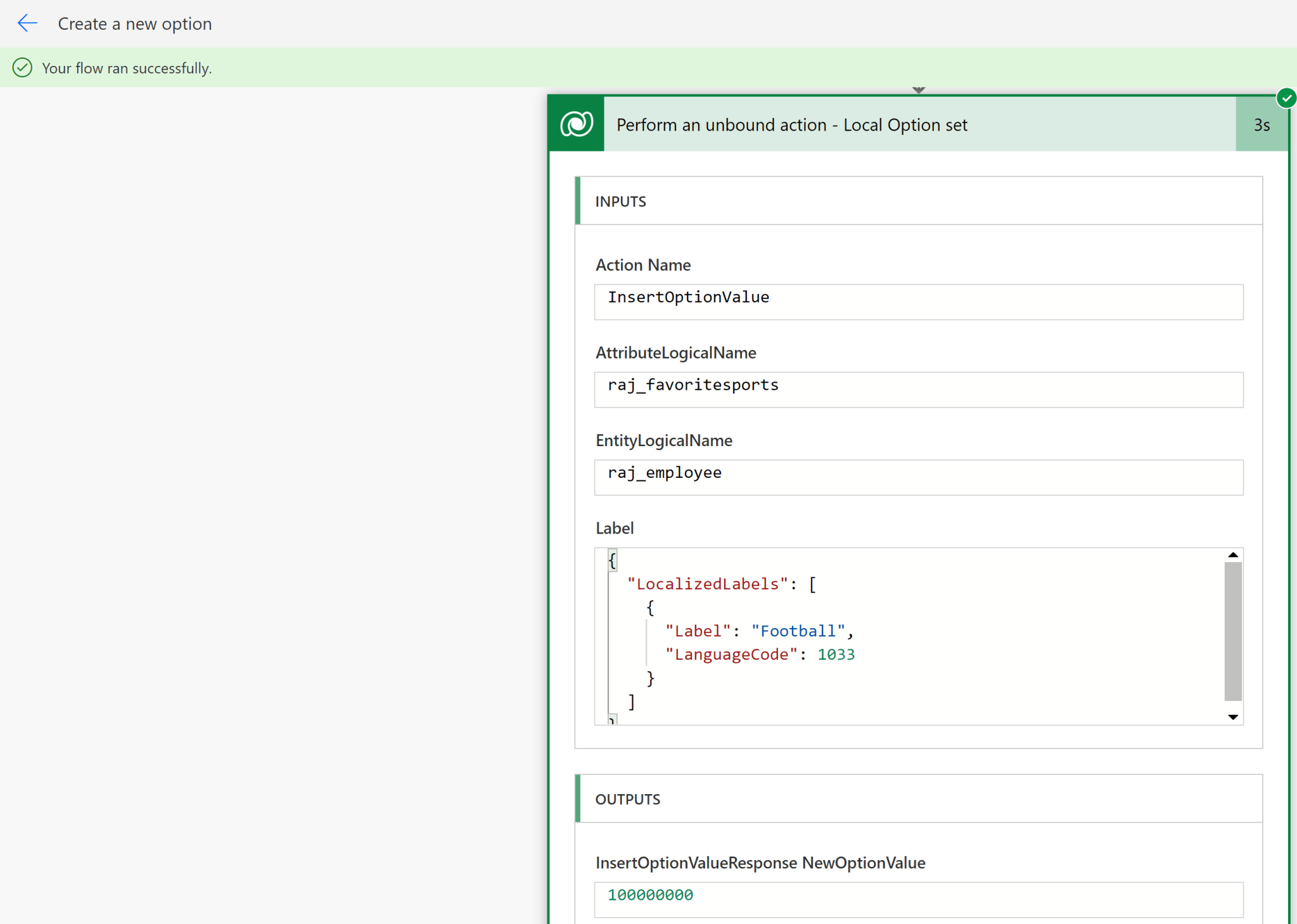 Power Automate | Insert a new option for a global or local option set ...