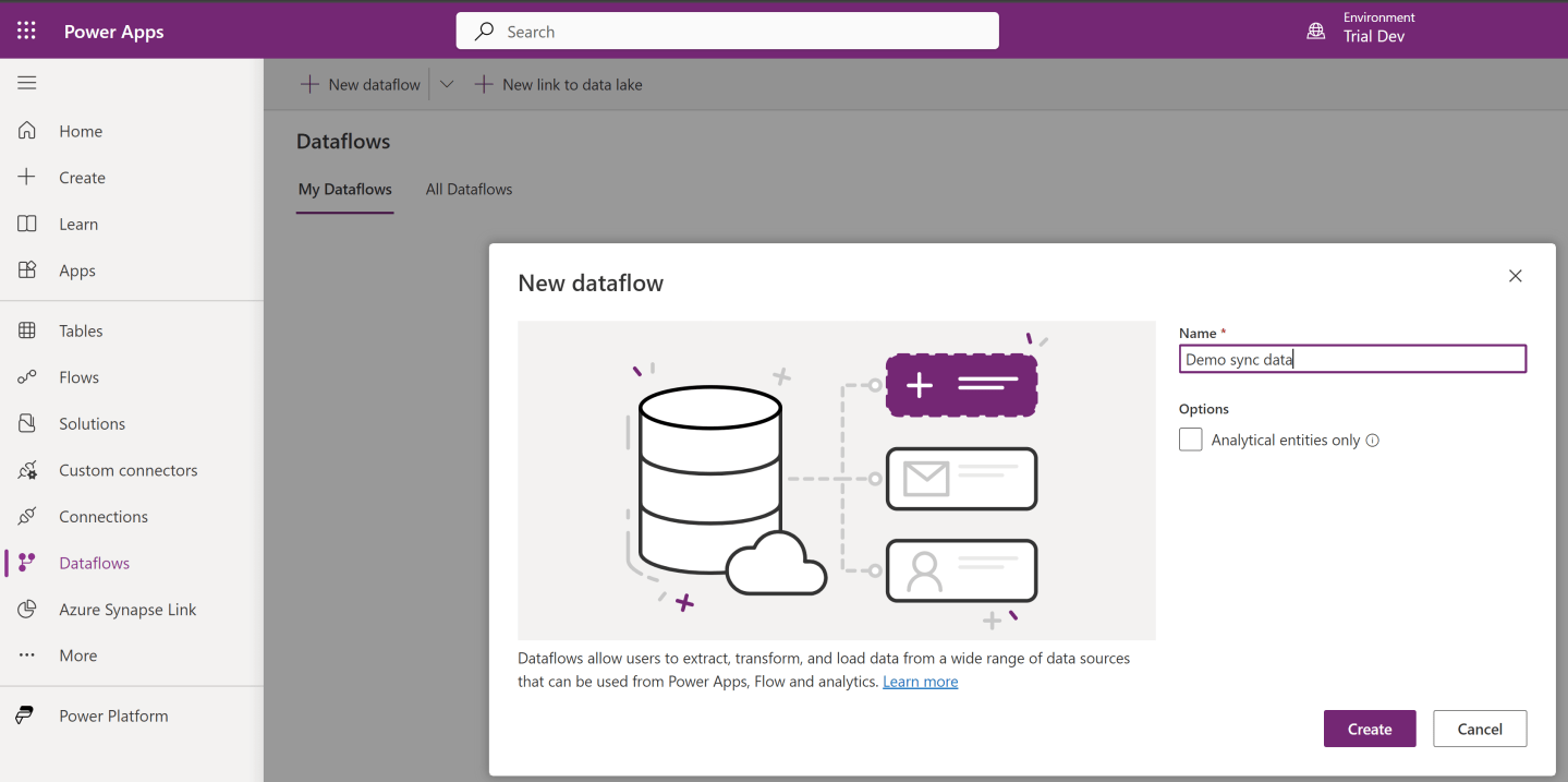 Dataverse : Migrate data between environments using the dataflows ...