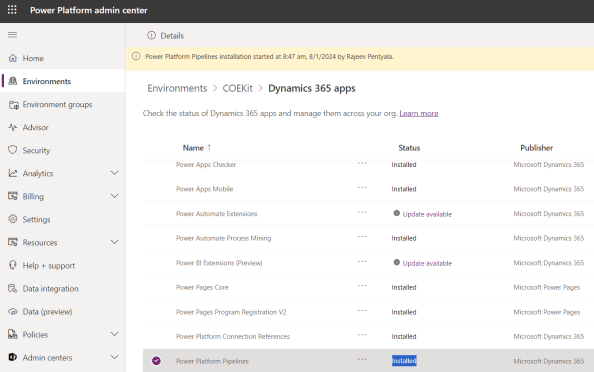 [Step by Step] Configure and run ‘Pipelines in Power Platform’ | Rajeev ...
