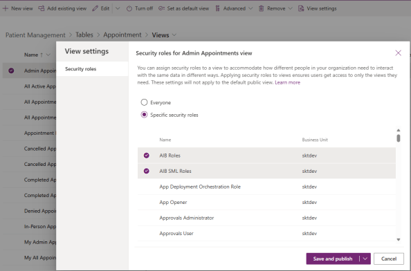 Power Platform | Manage views with security roles | Rajeev Pentyala ...