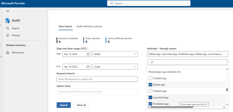 Monitor Power Apps Usage with Microsoft Purview – Rajeev Pentyala ...